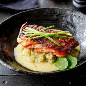 CREAMED CIDER-POACHED LEEKS | French Cooking Academy
