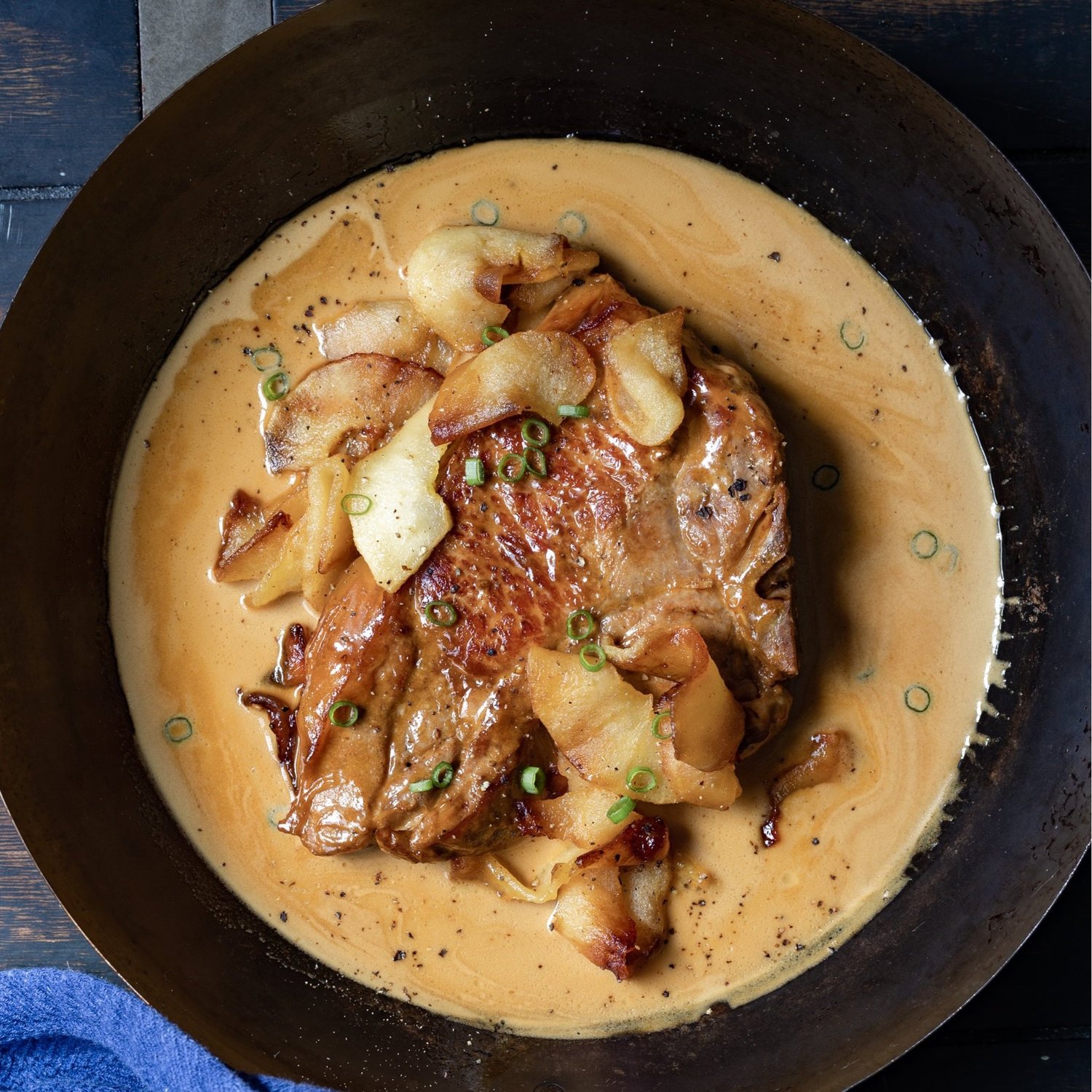 NORMANDY PORK CHOPS | French Cooking Academy