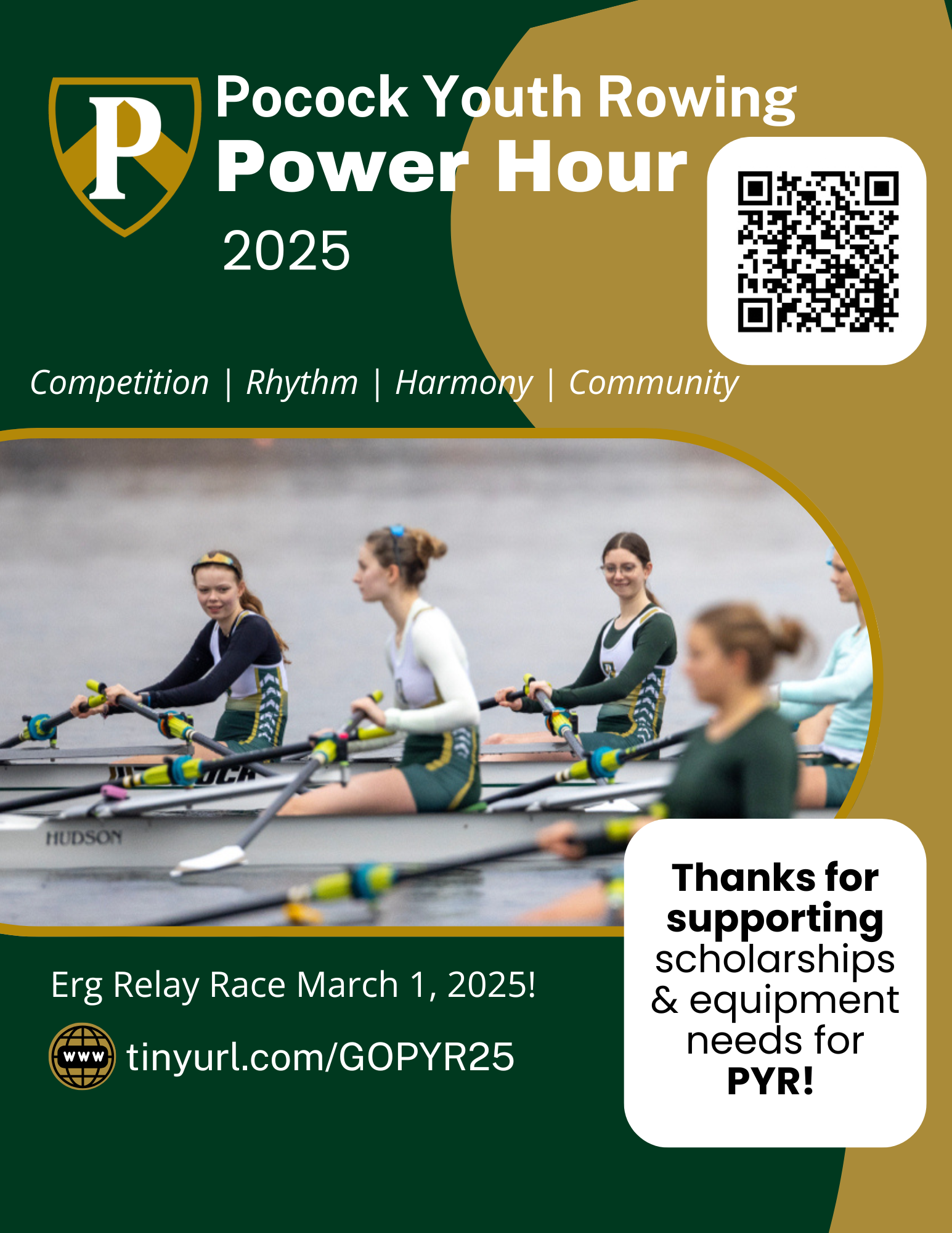 Pocock Youth Rowing Power Hour — George Pocock Rowing Foundation