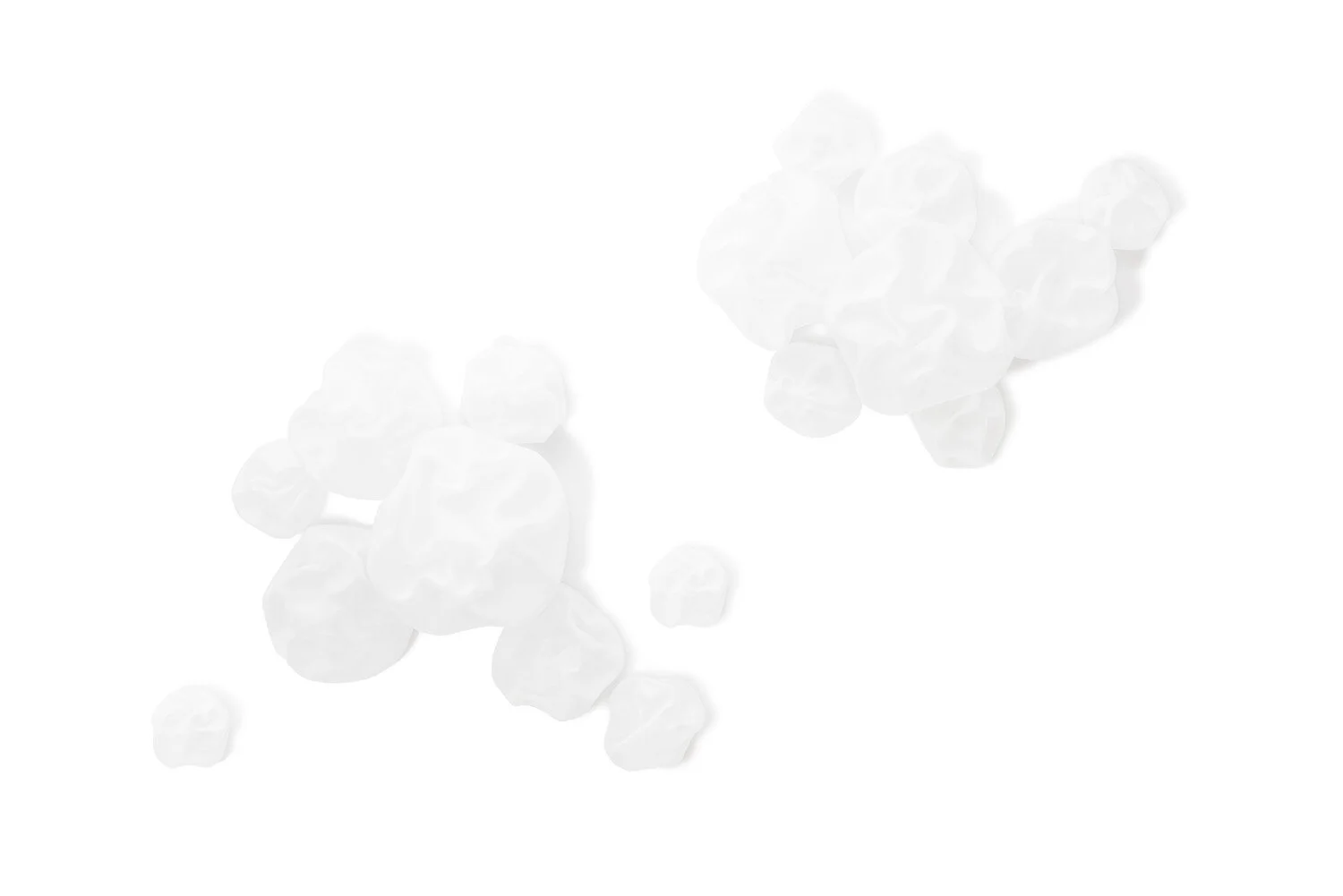 Pouffe Wall Sculptures — AMBER MARSHALL GLASS