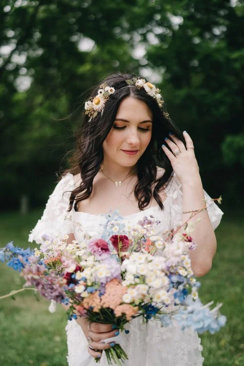 Bohemian Wildflower Wedding Flowers | The Inn at Barley Sheaf, PA ...