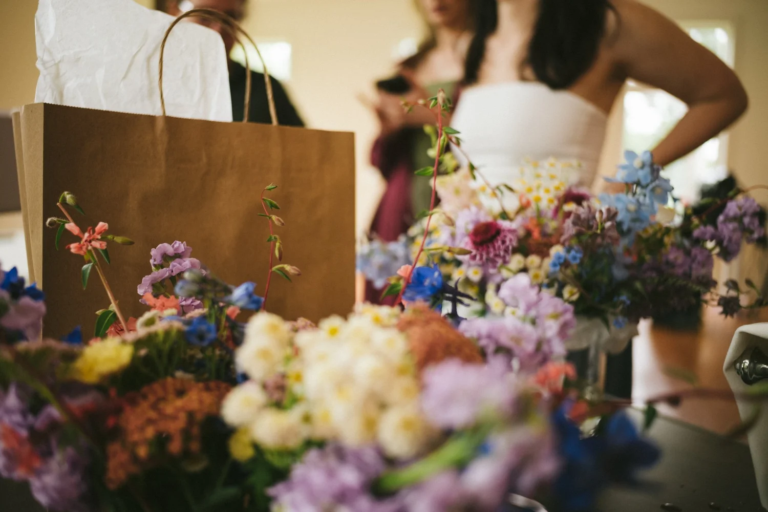Bohemian Wildflower Wedding Flowers | The Inn at Barley Sheaf, PA ...