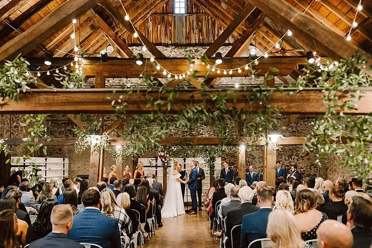 Autumn-Toned Barn Wedding at Tyler Arboretum | Media, PA — Twig Gardens ...