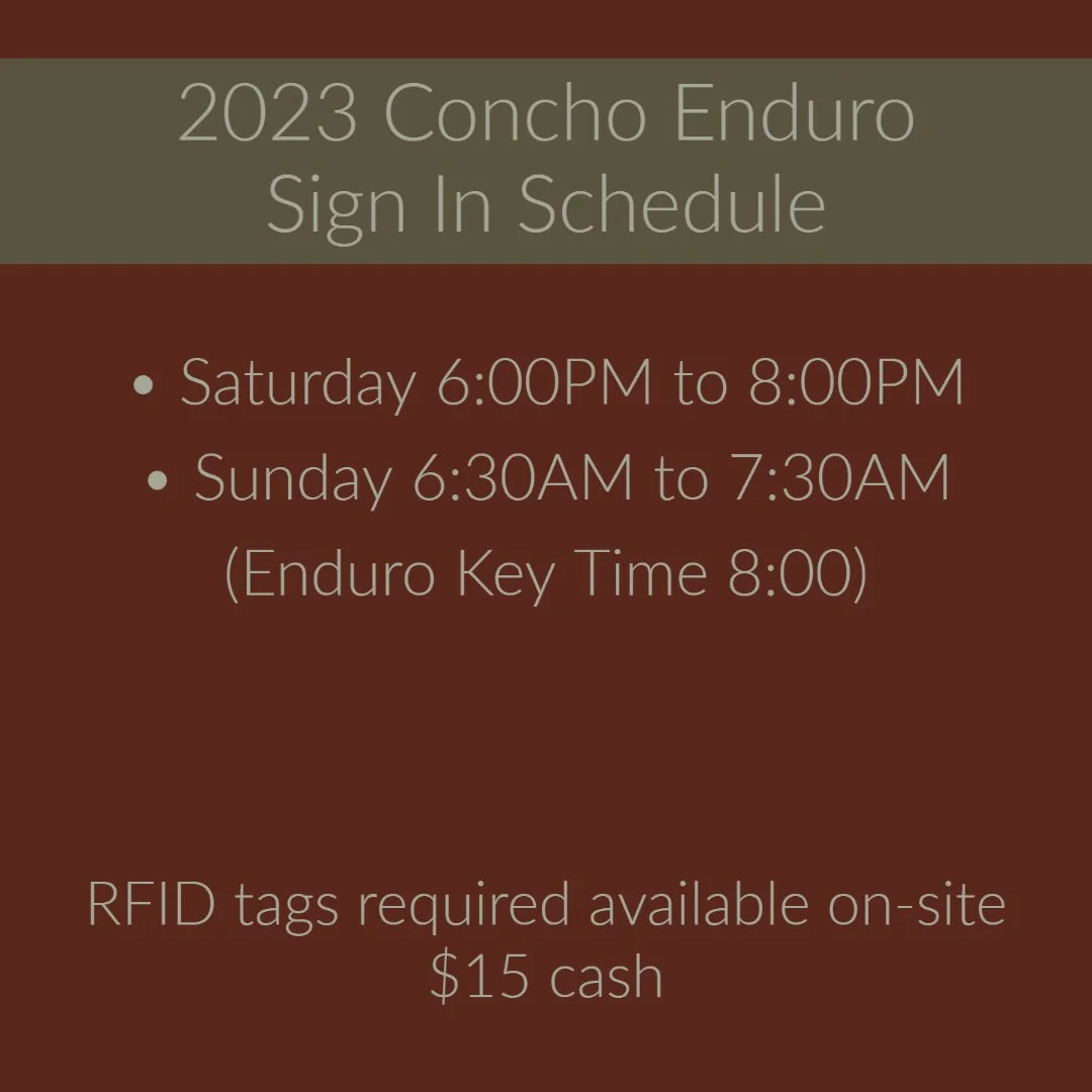 Concho Restart Course Info — Texas State Championship Enduro Circuit ...