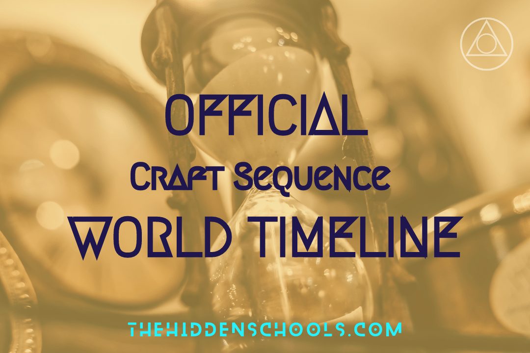 OFFICIAL Craft Sequence Timeline (translated) — All about the Craft ...