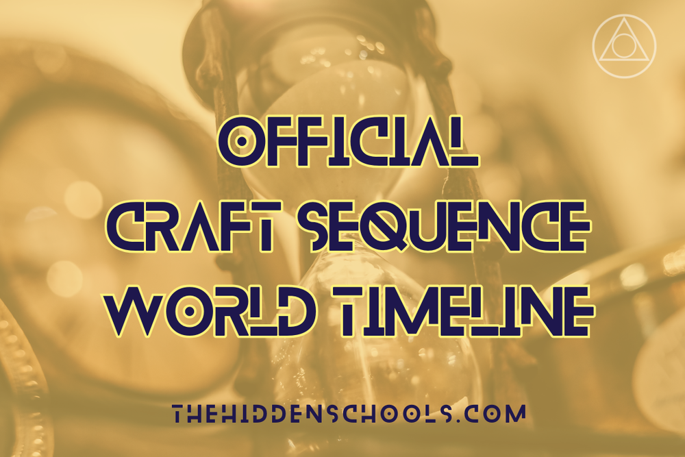 OFFICIAL Craft Sequence Timeline (translated) — All about the Craft ...