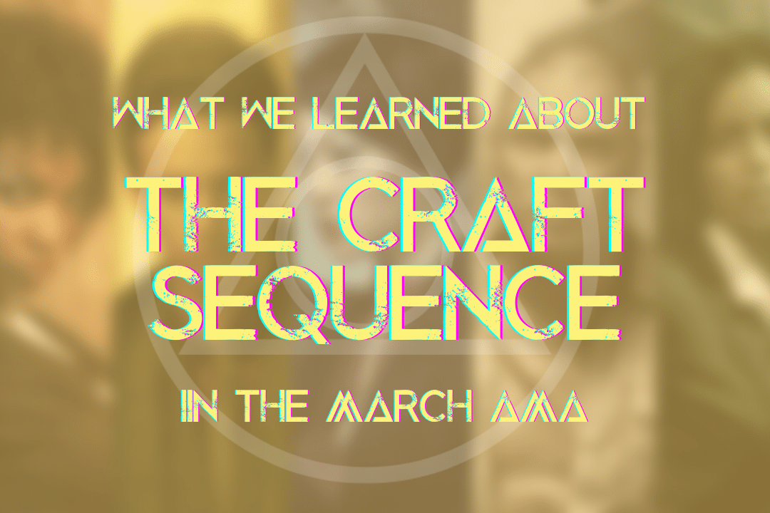 All about the Craft Sequence