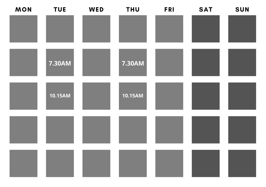 Class Timetables — Movement Functional Fitness