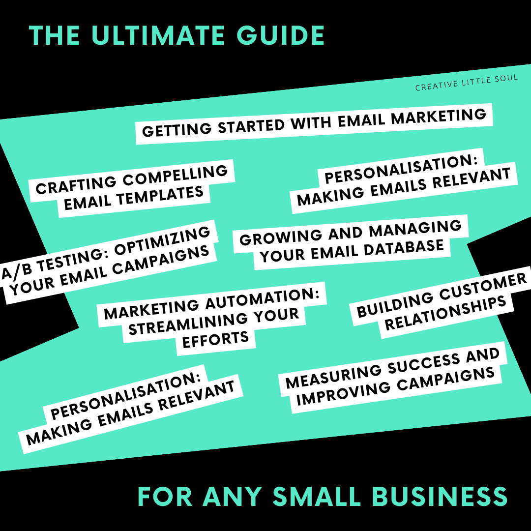 Email Marketing Essentials for Small Businesses - EBOOK — Chrissy ...
