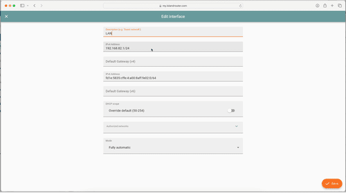 Island Pro Network Config — Island Support