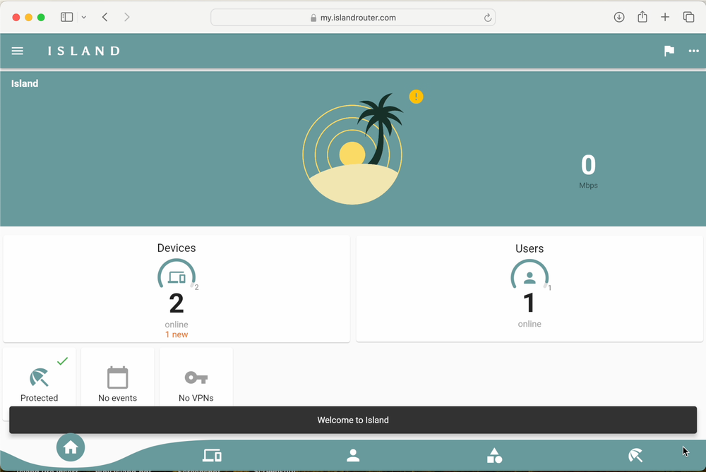 Island Network Config Advanced — Island Support