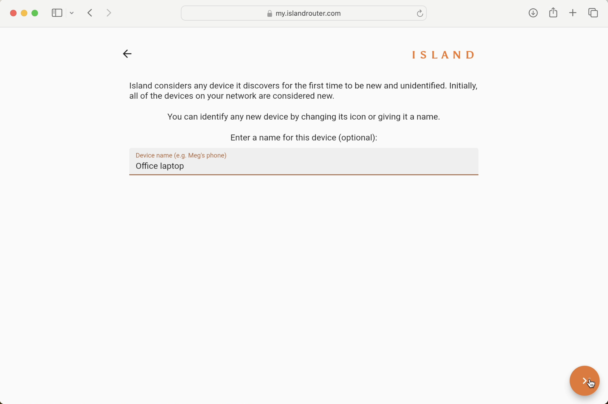 Island Network Config Advanced — Island Support