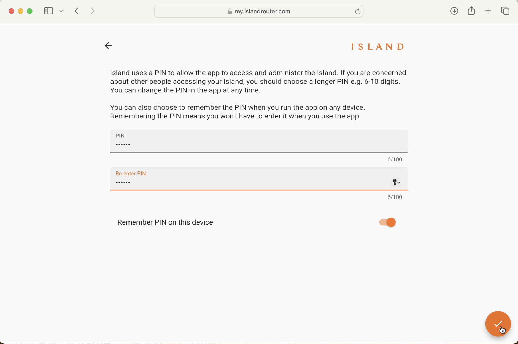 Island Network Config Advanced — Island Support