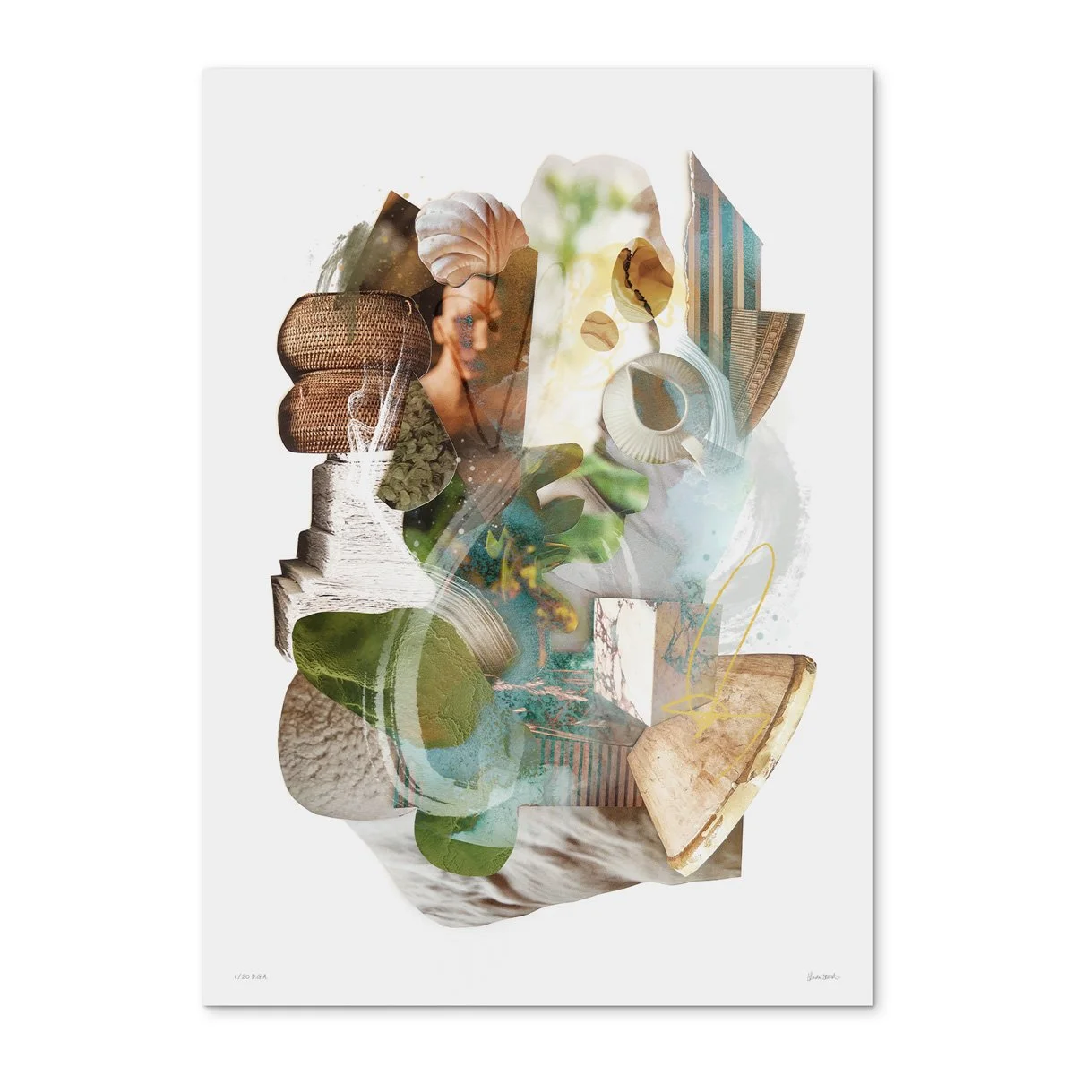 Limited Edition: Collage 7 Earthy — Linda Skaret — Linda Skaret