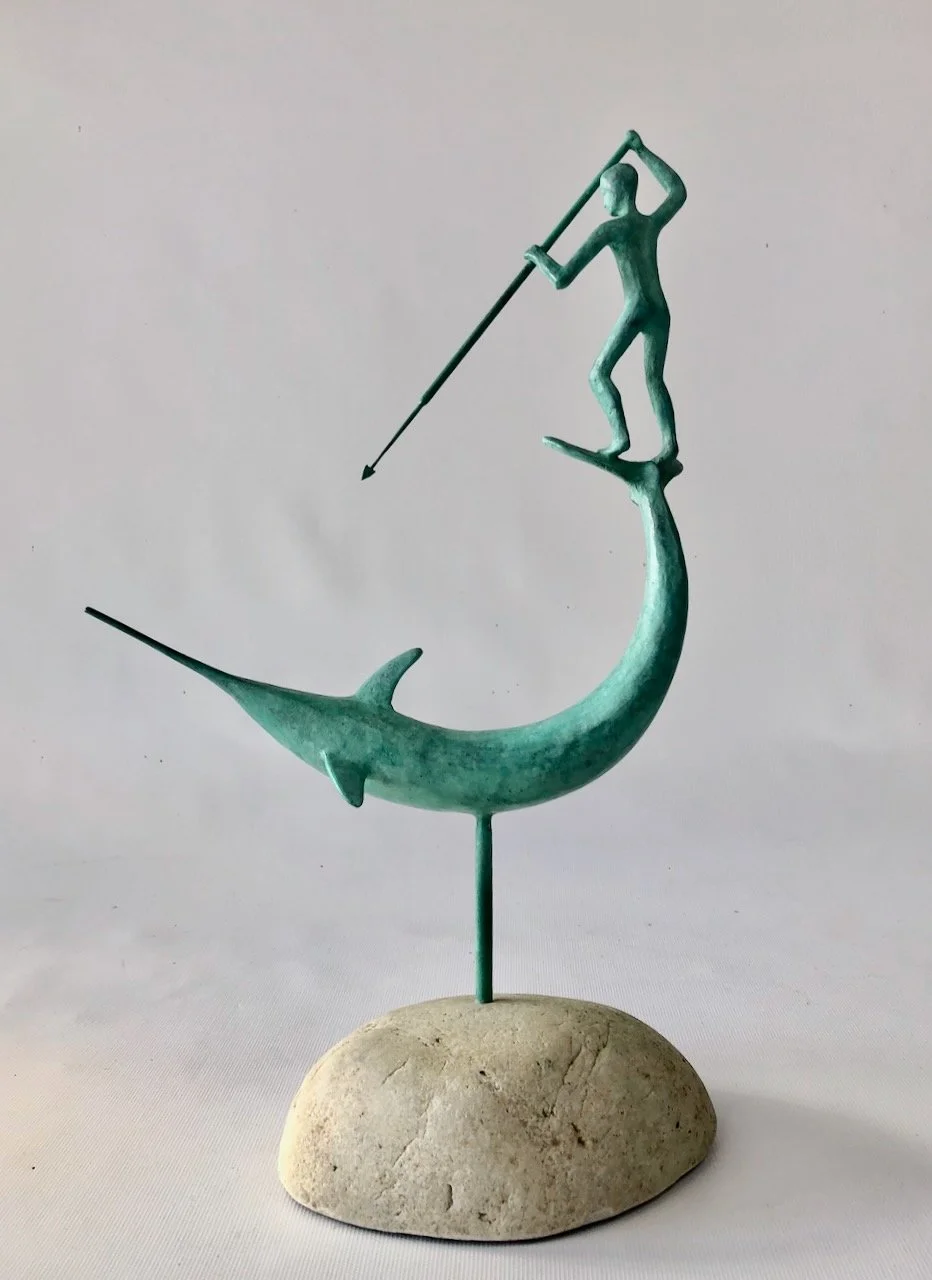 Small Swordfish Harpooner — Jay Lagemann - Sculpture