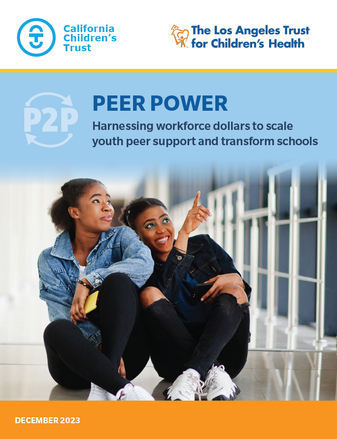 PEER POWER: harnessing workforce dollars to scale youth peer support ...