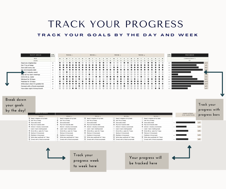 12-Week Year Goal Planner — Kamri Cole