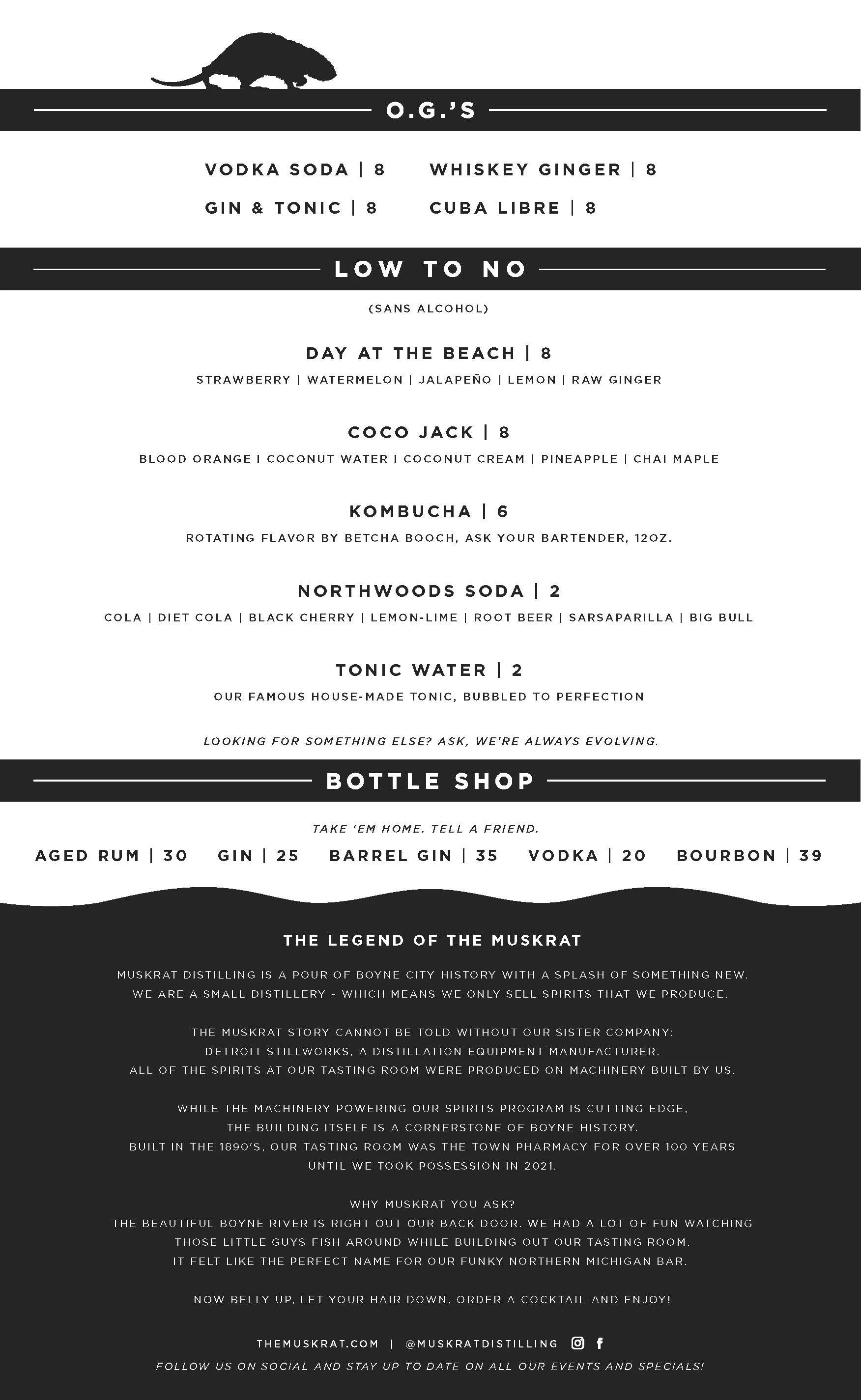 Muskrat Distilling