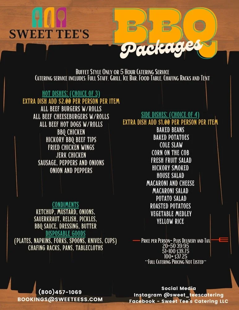 BBQ PACKAGE — STC Events LLC