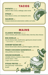 Menu — The Overland