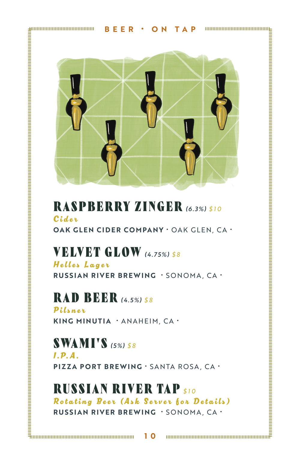 Menu — The Overland