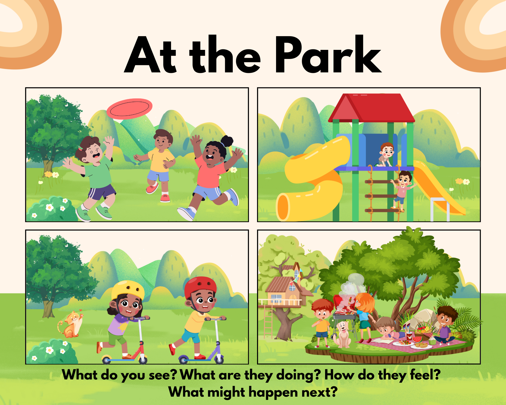 Picture Talk Sentence Frames for Multilingual Learners — Laura Linn Knight