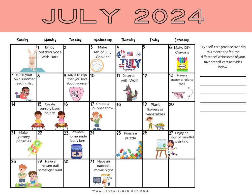 Download the FREE July 2024 Kids’ Self-Care and Summer Family ...