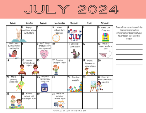 Download the FREE July 2024 Kids’ Self-Care and Summer Family ...