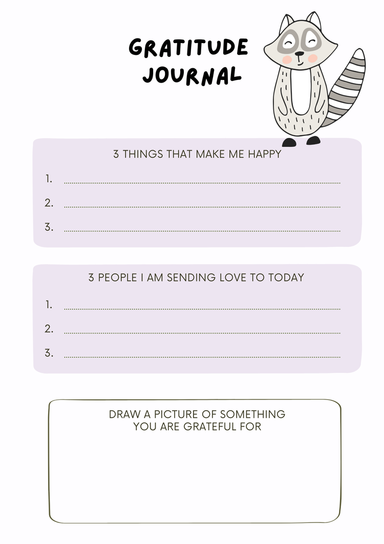 Printable Gratitude Journal For Kids — Laura Linn Knight