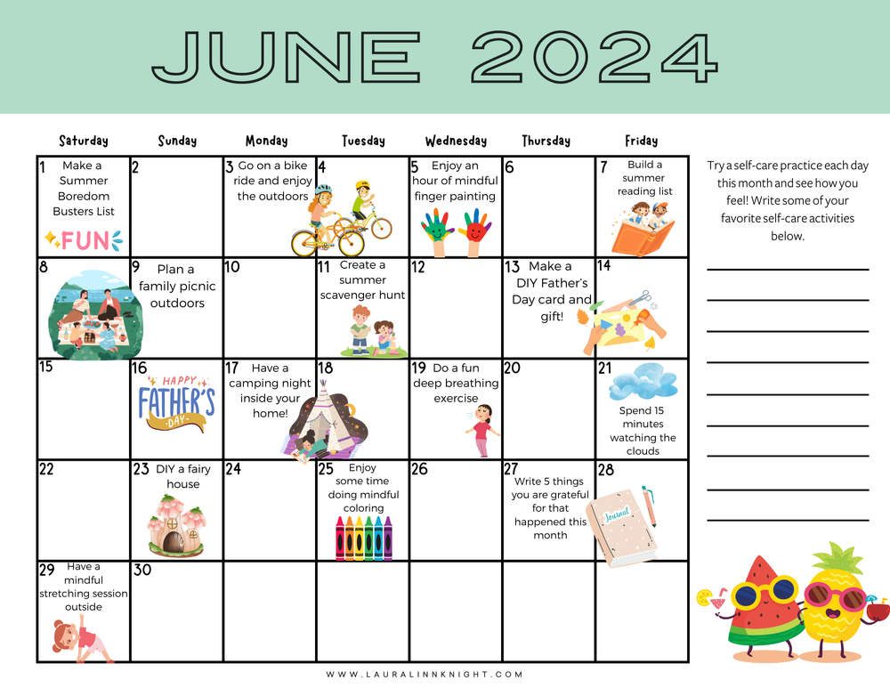 Download the FREE June 2024 Kids’ Self-Care and Summer Family ...