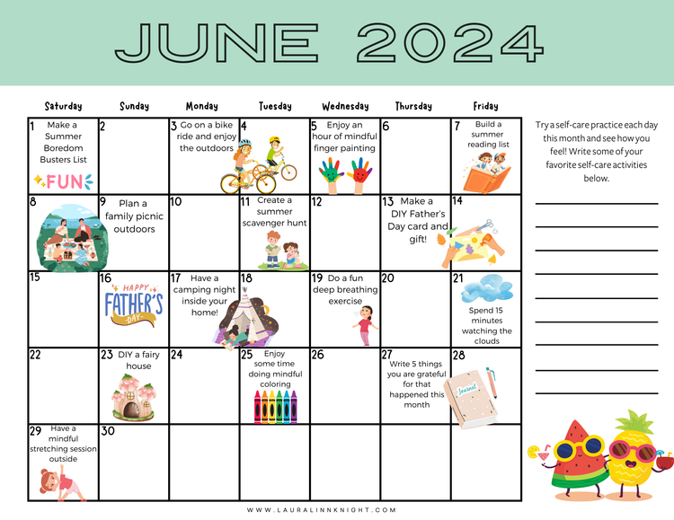 Download the FREE June 2024 Kids’ Self-Care and Summer Family ...