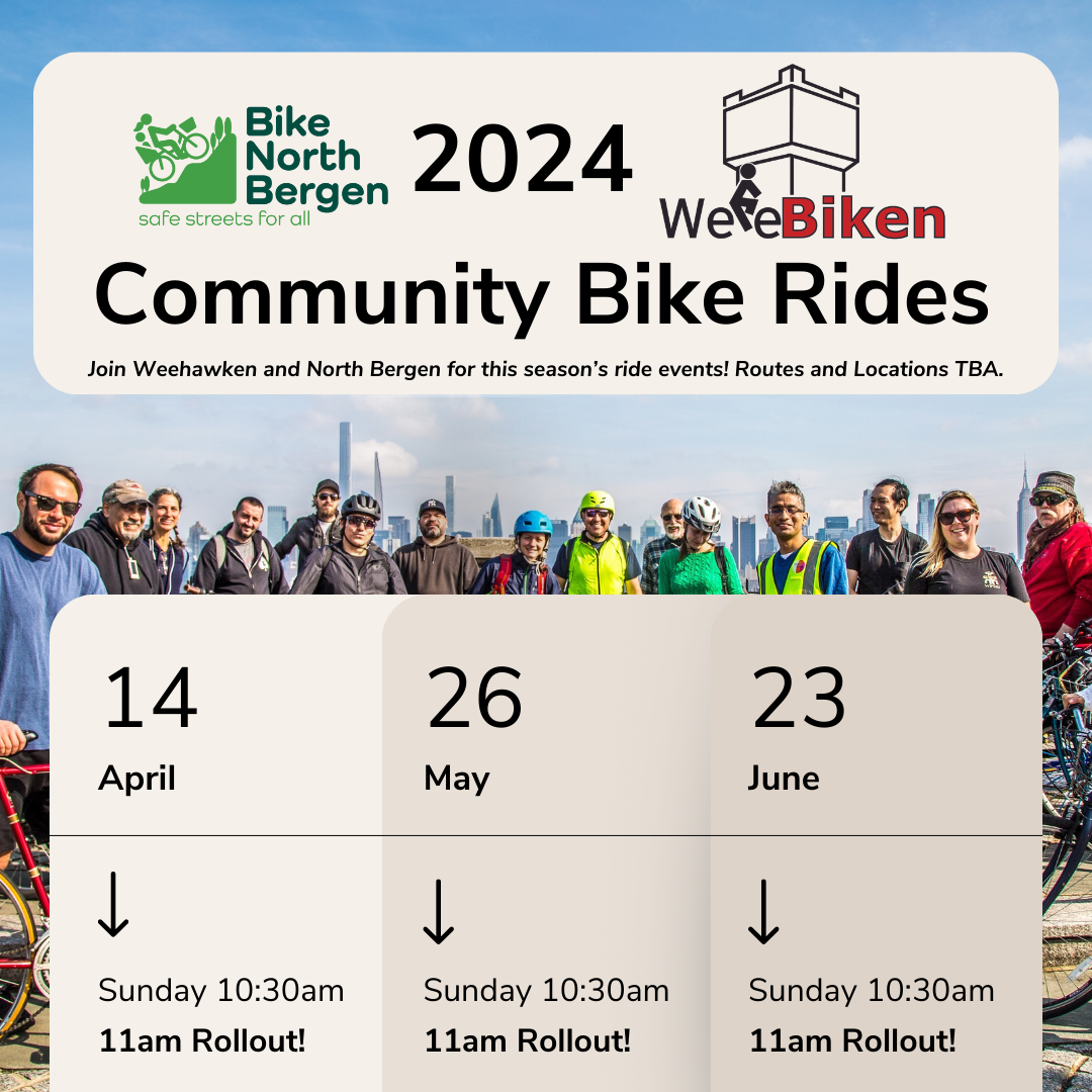 Bike North Bergen / WeeBiken Community Ride — Hudson County Complete ...