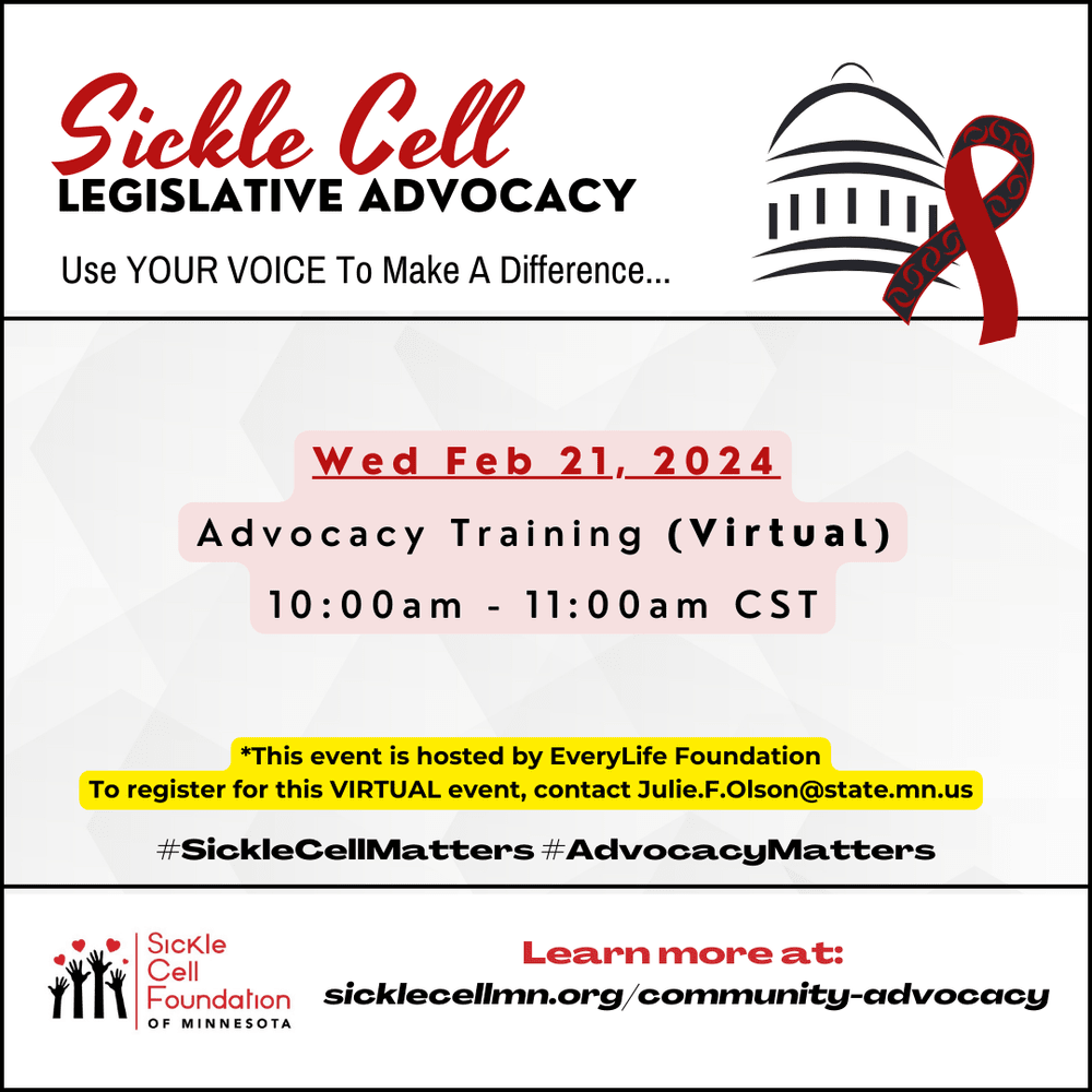 Legislative Advocacy & Resources for Sickle Cell Warriors — Sickle Cell ...