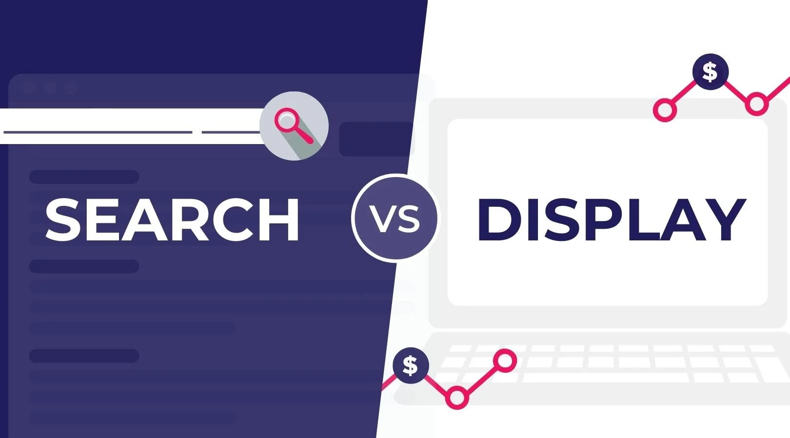 Display Ads vs Search Ads: Which One to Use + When | Pathlabs