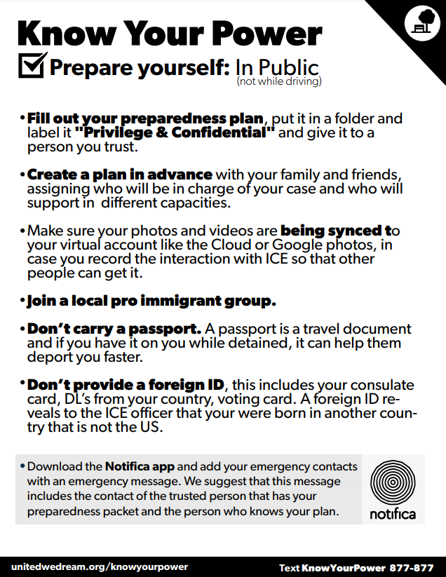 Know Your Rights — M.I.R.A Resources