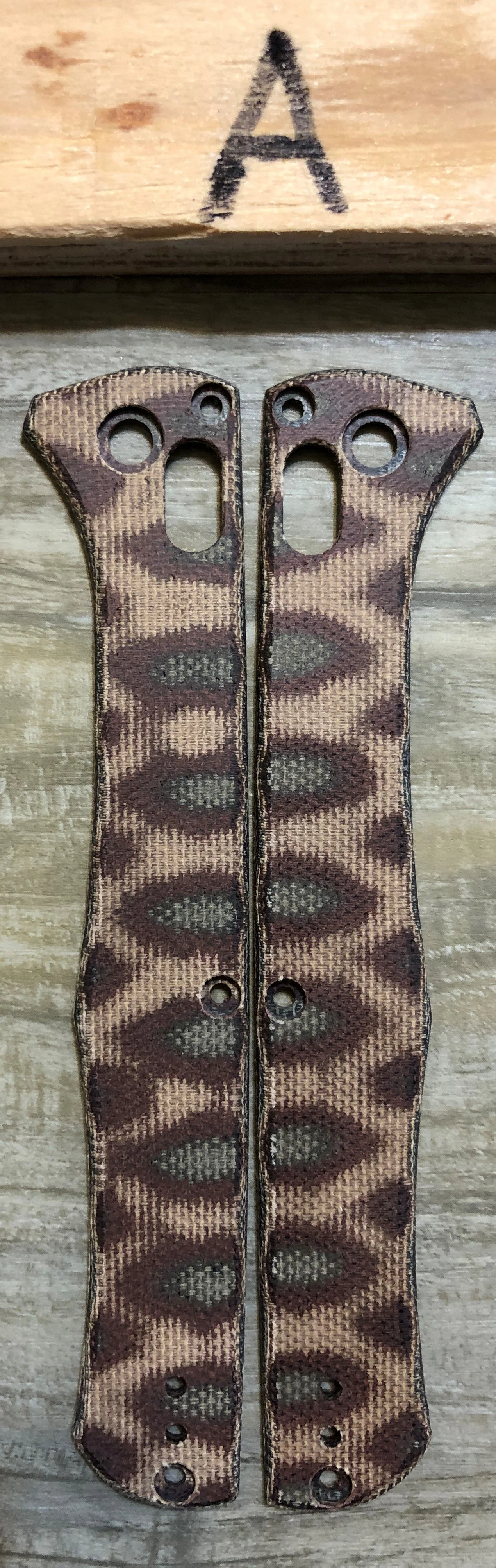 Benchmade Fact 417 Custom Scales Python Canvas Dragonfly Scales