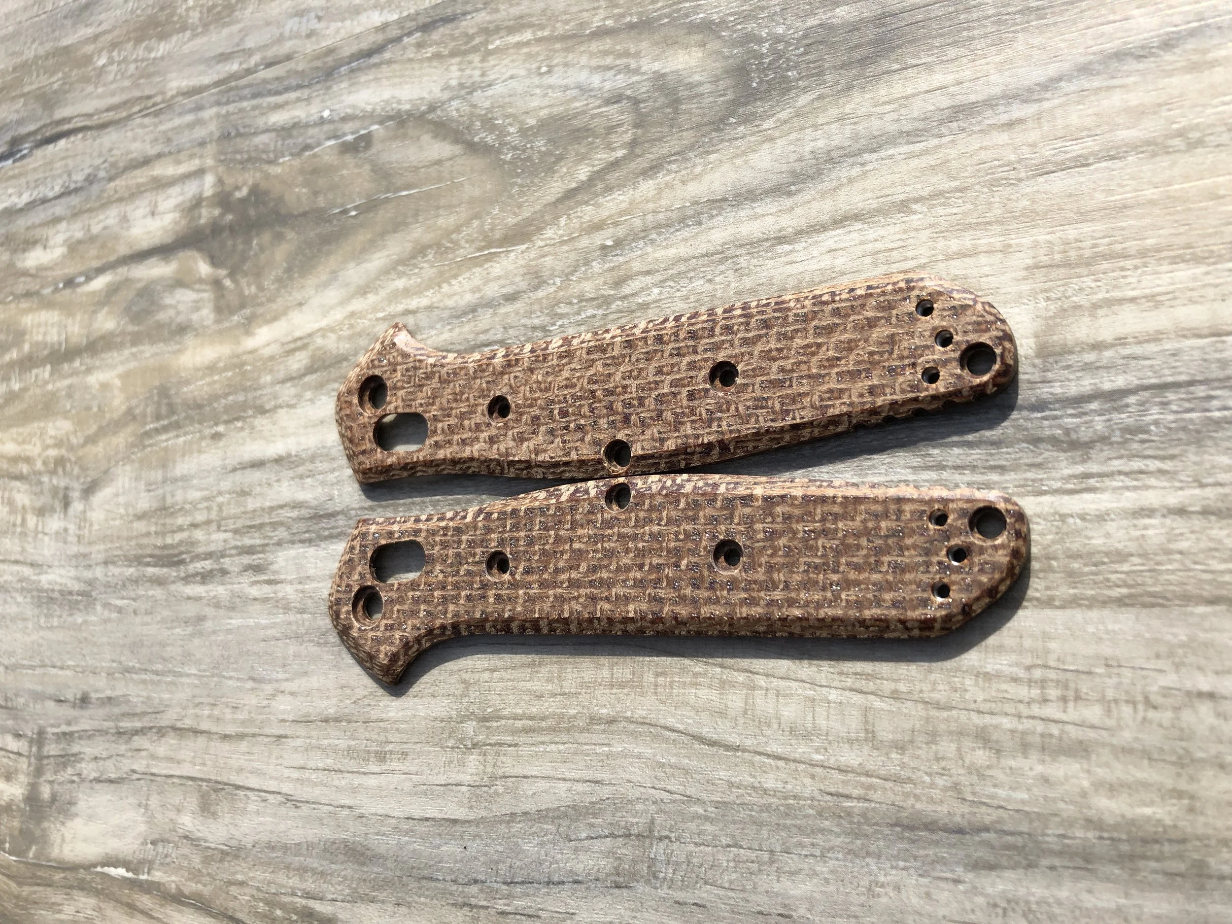Benchmade 940-1 / 940-2 Natural Burlap Micarta Custom Scales ...