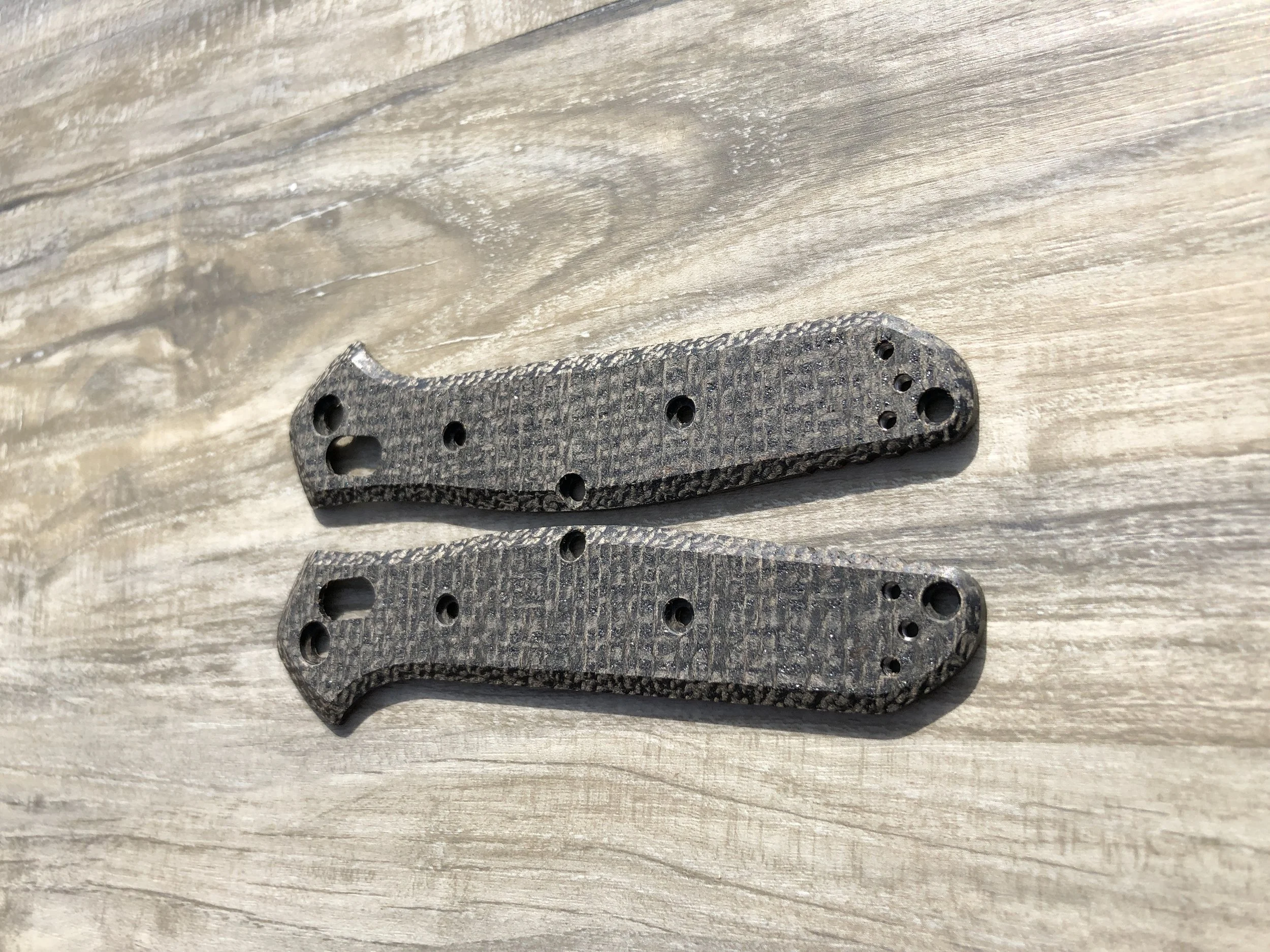 Benchmade 940-1 / 940-2 Black Burlap Micarta Custom Scales — Dragonfly ...
