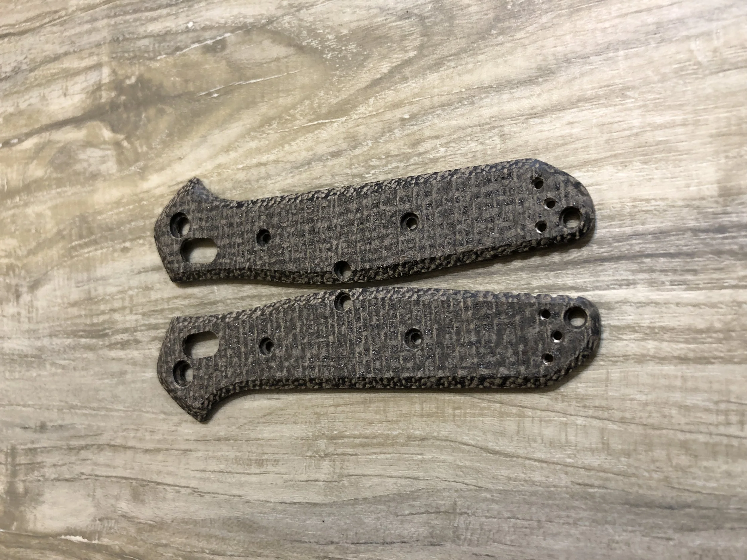 Benchmade 940-1 / 940-2 Black Burlap Micarta Custom Scales — Dragonfly ...