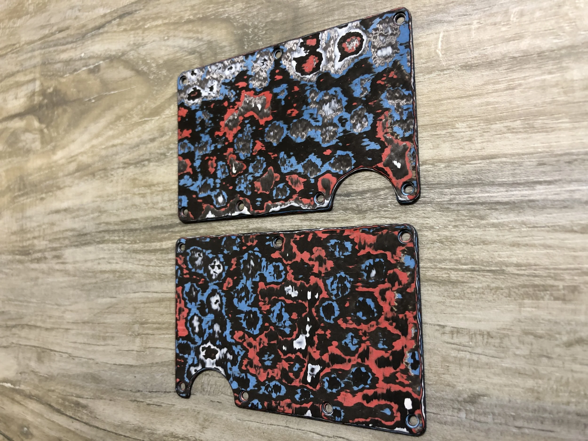 Nebula Fat Carbon Wallet Scales / Plates by Dragonfly Scales ...