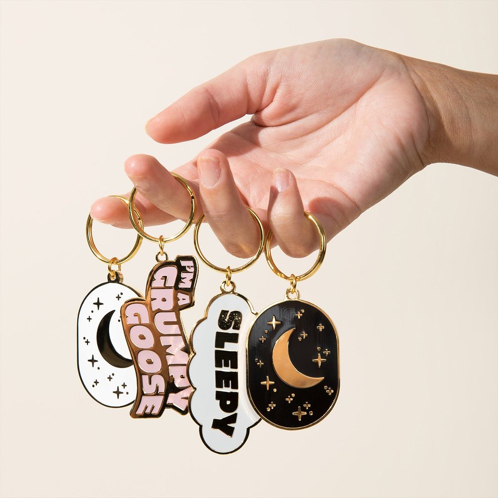 Enamel Keychains – Bold, Playful Designs – paper&stuff — paper&stuff