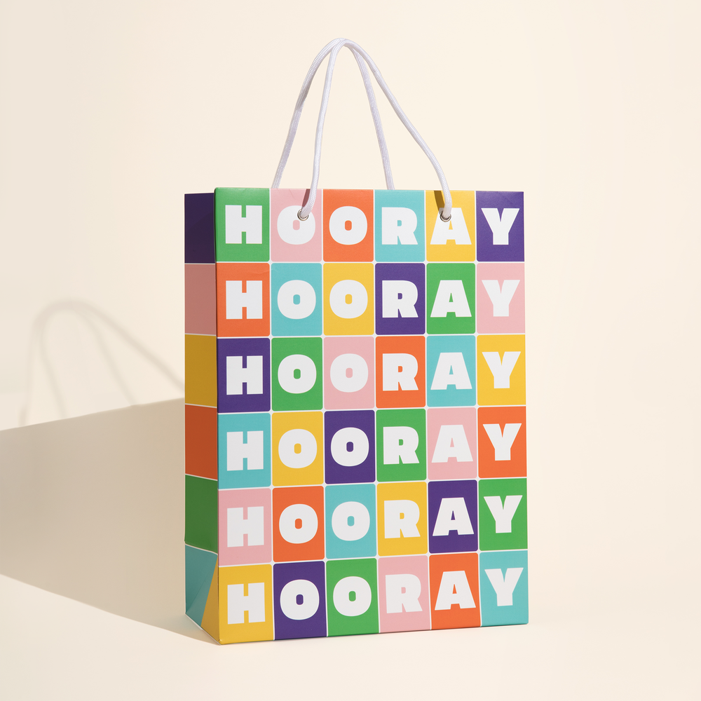 paper&stuff — Hooray Blocks Greeting Card — Greeting Cards and Gifts