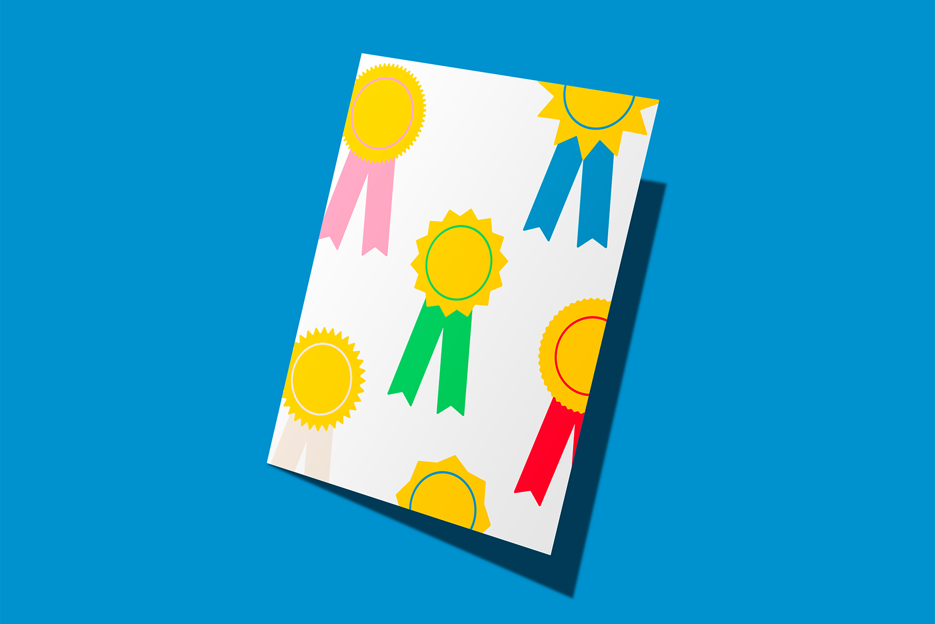 A2 Greeting Card Mockup PSD – Single Card Photoshop Template — paper&stuff