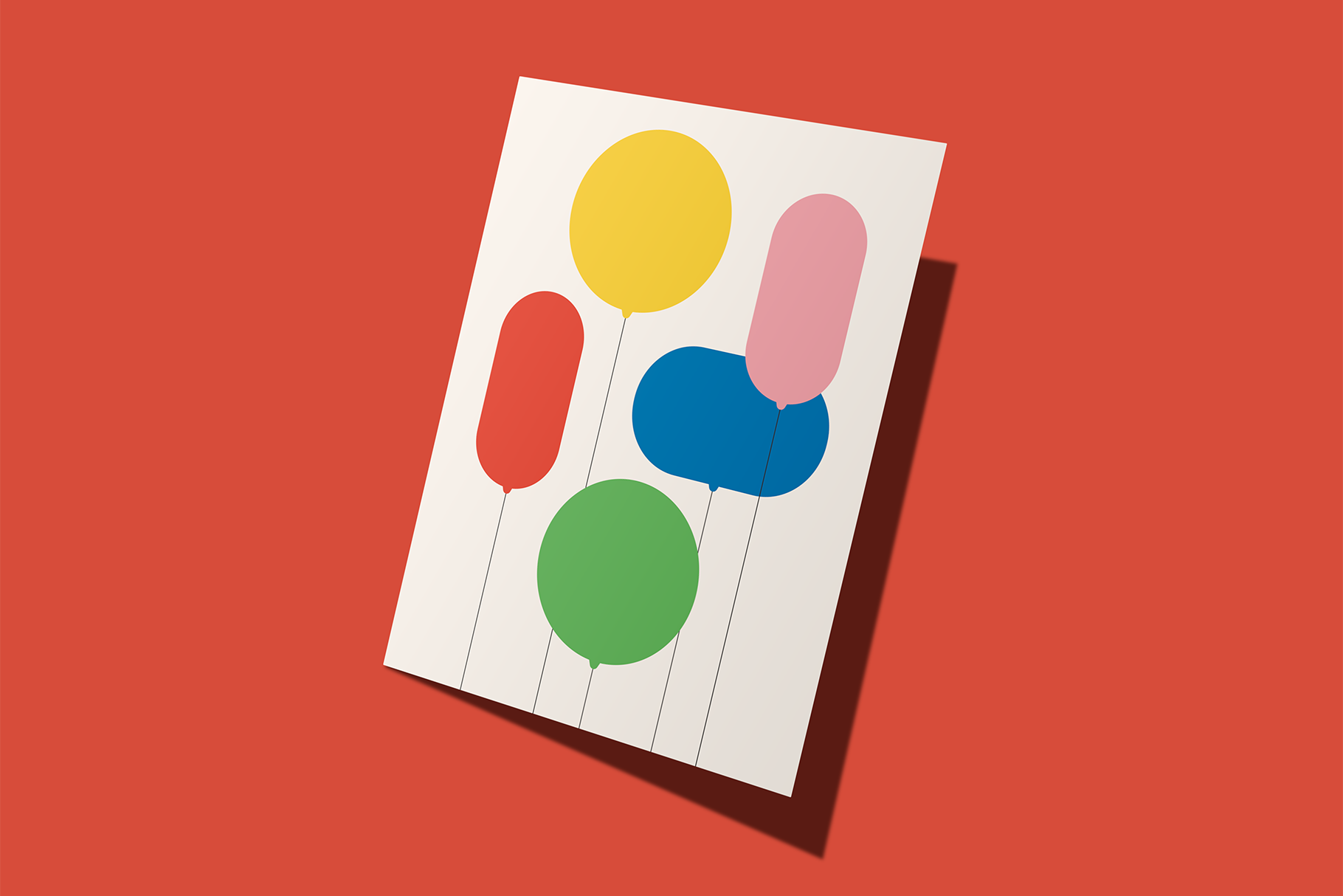 A2 Greeting Card Mockup PSD – Single Card Photoshop Template — paper&stuff