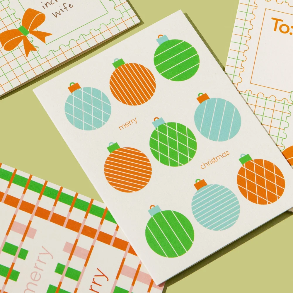 paper&stuff — Merry Christmas Tree Greeting Card — Greeting Cards and Gifts