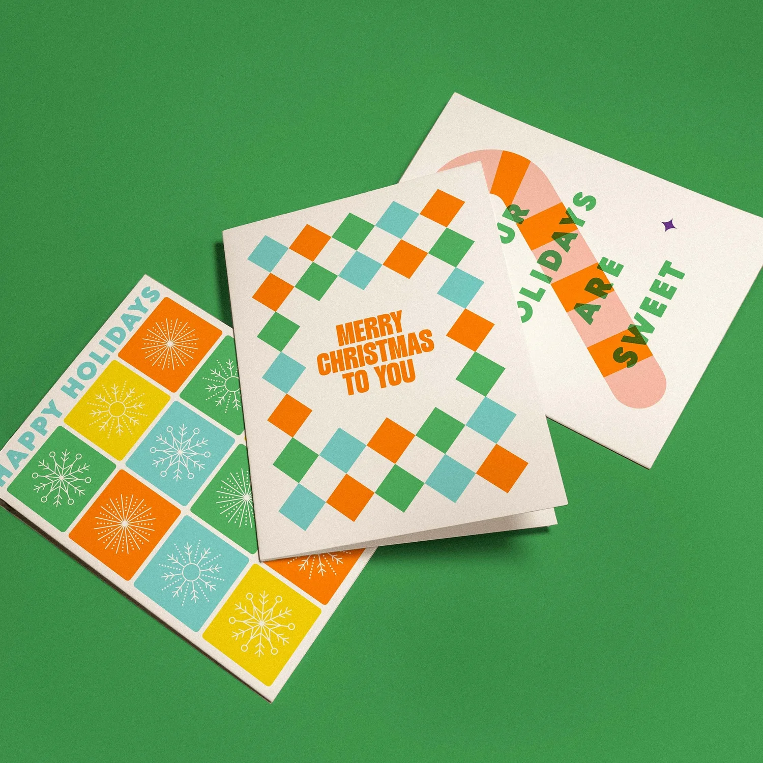 paper&stuff — Holiday Candy Cane Greeting Card — Greeting Cards and Gifts