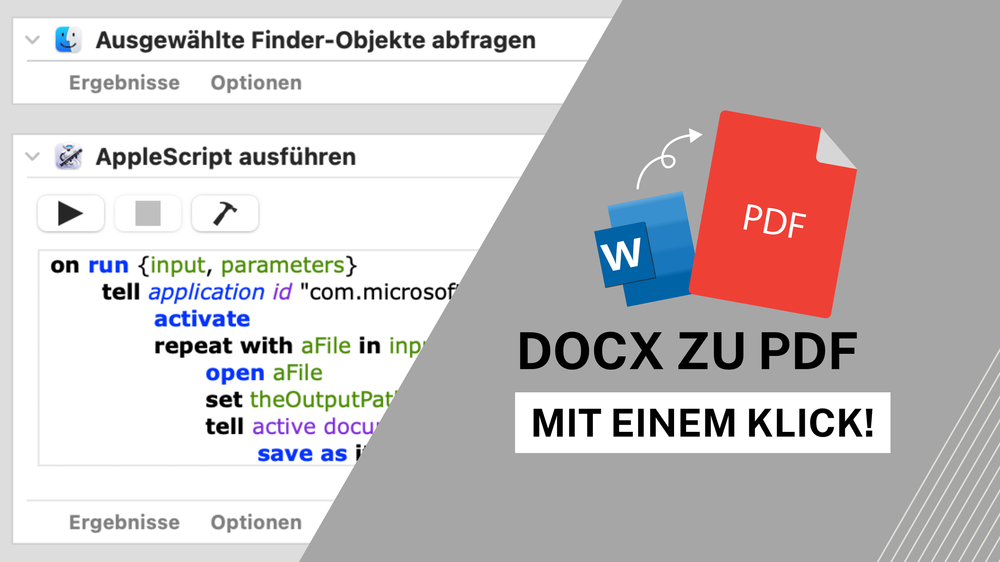Word in PDF umwandeln mit einem Klick — Manuel Flick