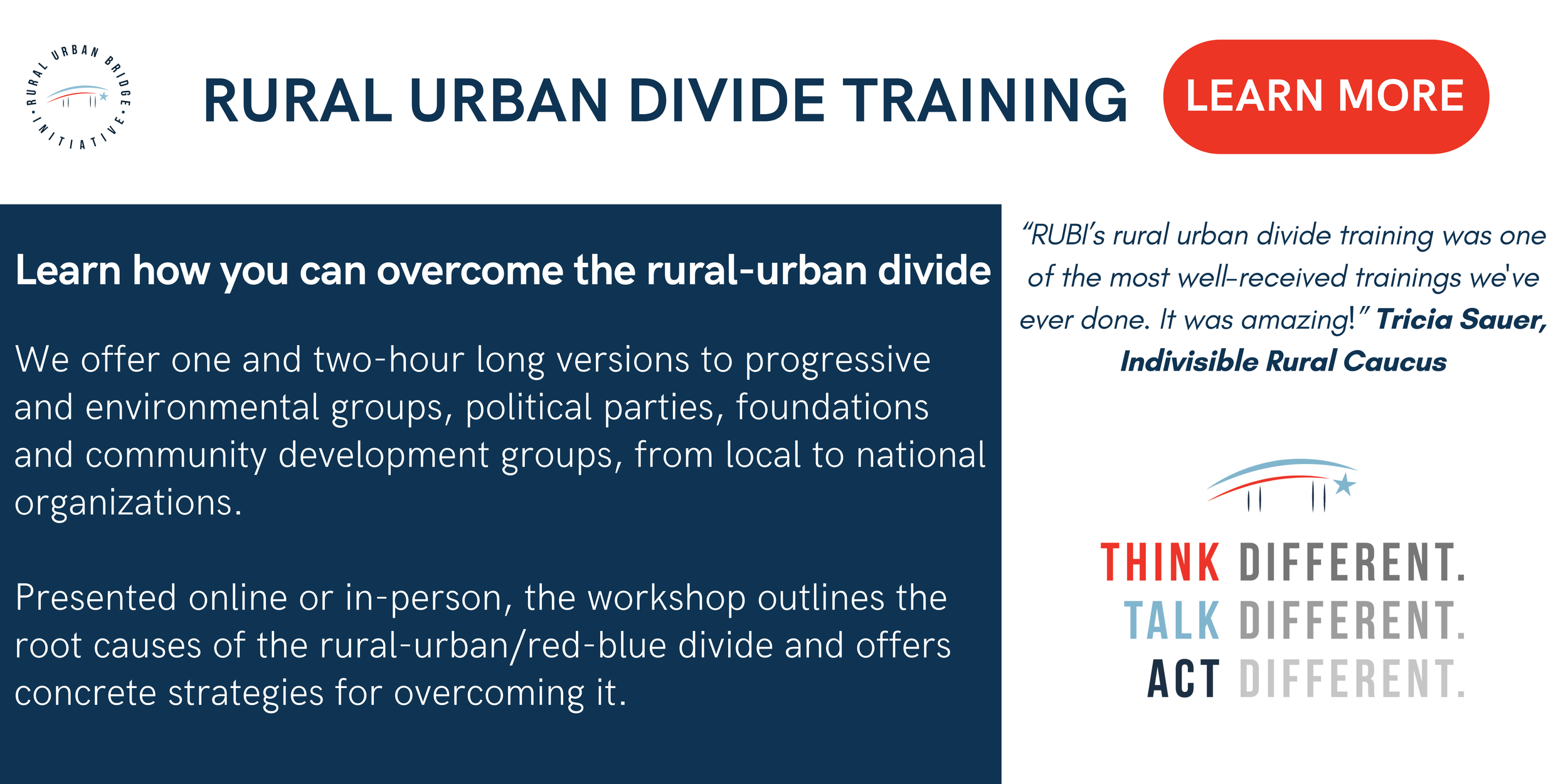 RUBI Trainings — Rural Urban Bridge