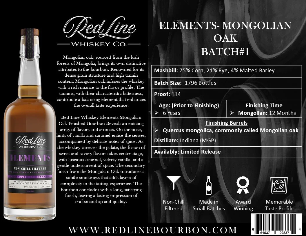 Mongolian Oak — RED LINE WHISKEY CO.