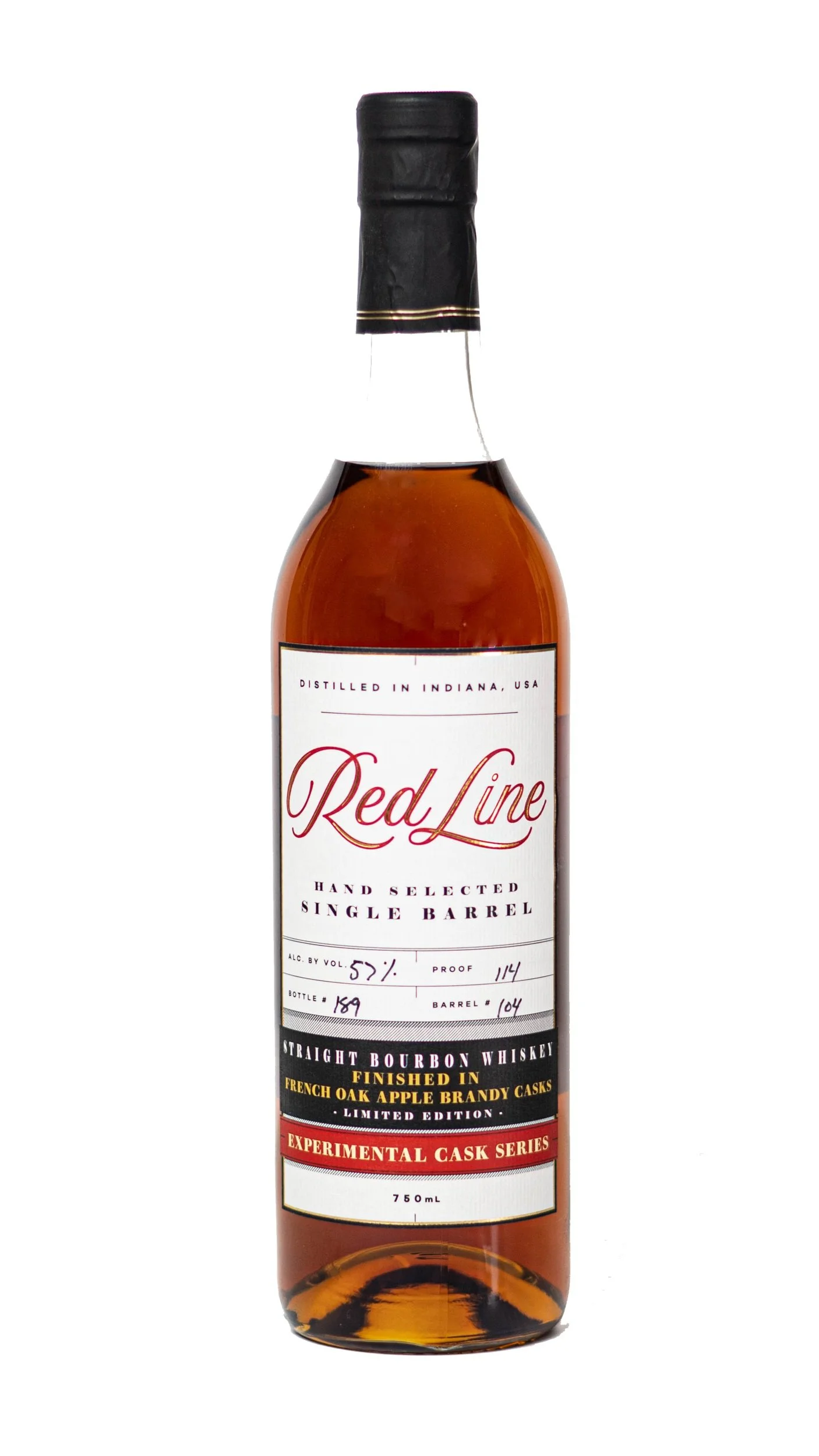 Apple Brandy Cask Finished Bourbon — RED LINE WHISKEY CO.